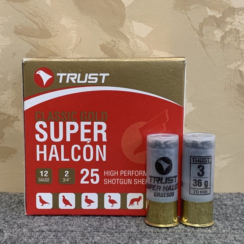 Cartucho 12 Trust Super Halcón Nº1 36gr – 16mm – PC Survival Shop